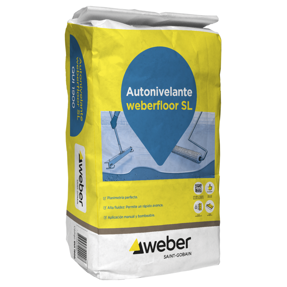 Autonivelante weberfloor SL : Niveladores > Morteros para pisos y ...