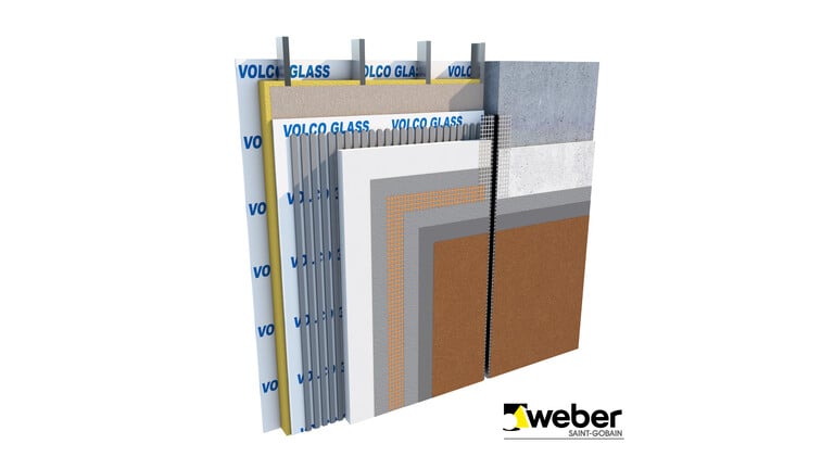 Sistema aislación térmica EIFS